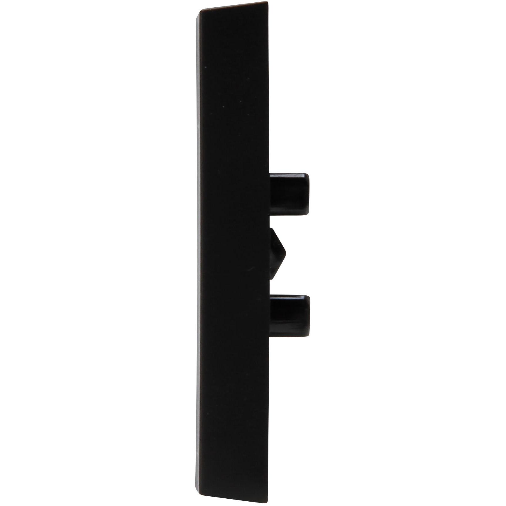 Double Rocker pad, colour: black matt - Heinrich Kopp GmbH
