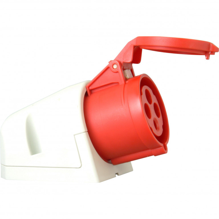 CEE-wall socket with hinged lid, 4-pole – Heinrich Kopp GmbH