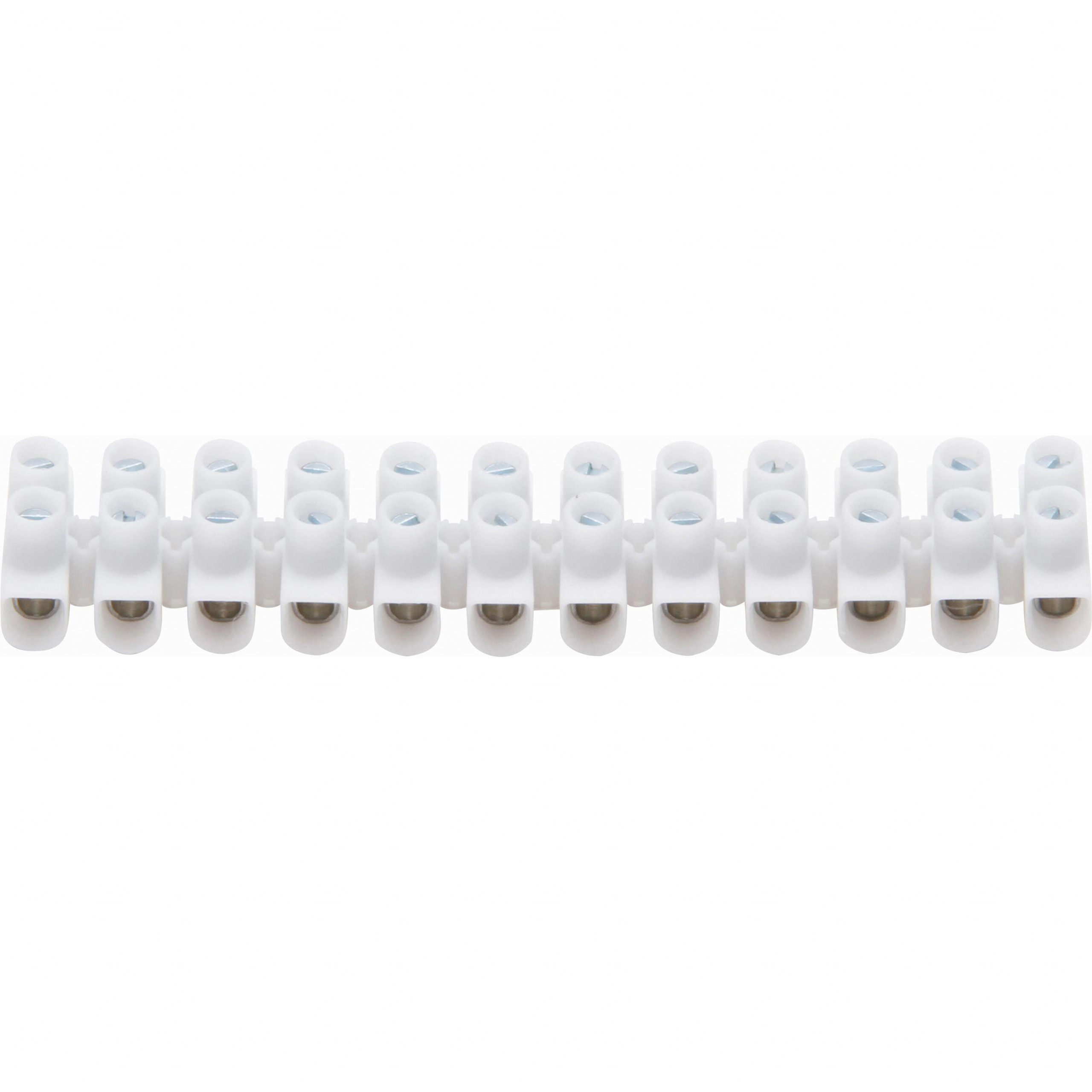 Terminal strip, 12-pole, 1-4mm², white – Heinrich Kopp GmbH
