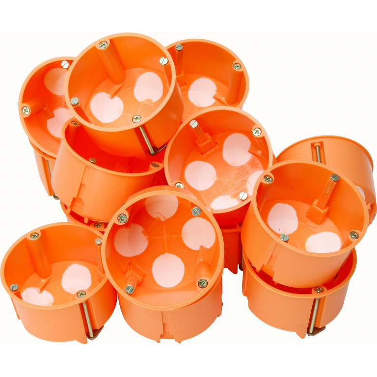 Cavity wall switch box with press-out membranes, Ø68mm, depth: 47mm ...