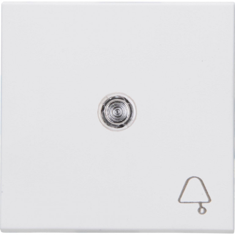 Rocker pad with lense and symbol “Light”, colour: arctic white ...